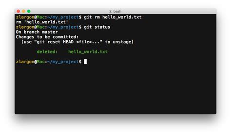 刪除檔案 · git