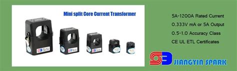 Xh Sct T10 Split Core Current Transformer Cts 80a 26 6ma China Split Core Current Sensor And