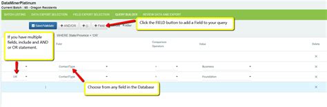 Building Dataminer Platinum Dmp Reports 4 Query Builder