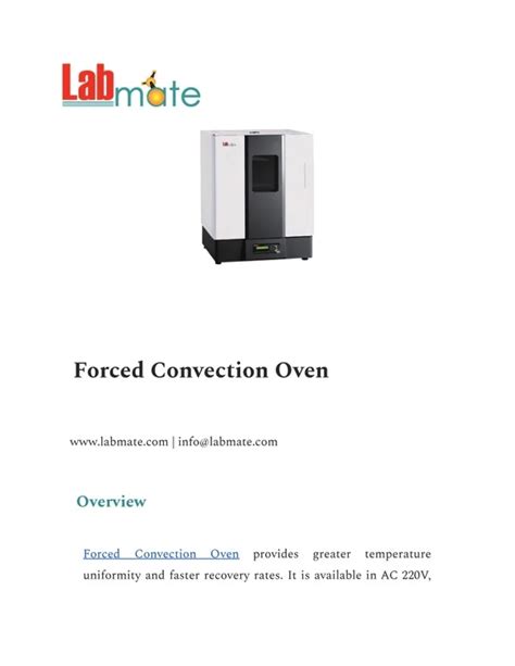 Ppt Forced Convection Oven Powerpoint Presentation Free Download