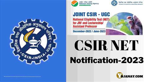 CSIR NET 2023 Notification Out Registration Apply Online Exam Date