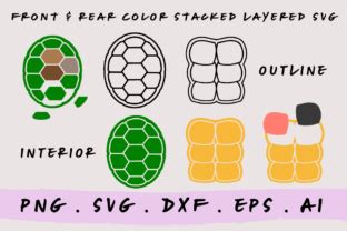 Turtle Costume SVG Turtle Shell Svg Graphic By NetArtStudio Creative Fabrica