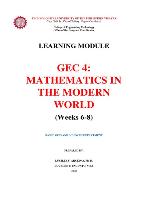 week 6 8 module download free pdf mode statistics dependent and independent variables