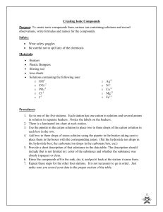 Forming And Naming Ionic Compounds