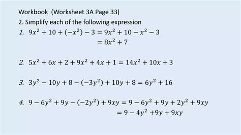 Expansion And Factorisation Of Algebraic Expressions 2 Pptx