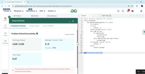 Gfg160 Geekstreak2025 Dsachallenge Codingjourney Problemsolving