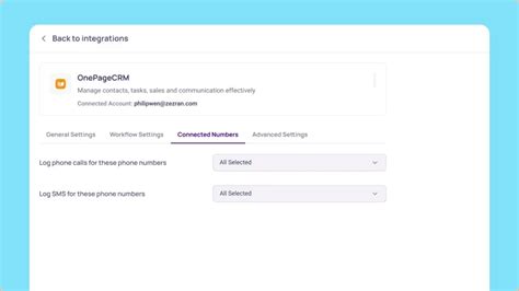 OnePageCRM CTI Integration With KrispCall Cloud Call Center