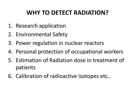 Radiation Detectors PPTX