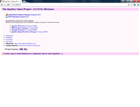[ php ] 安裝 appserv 一鍵安裝 混水摸魚
