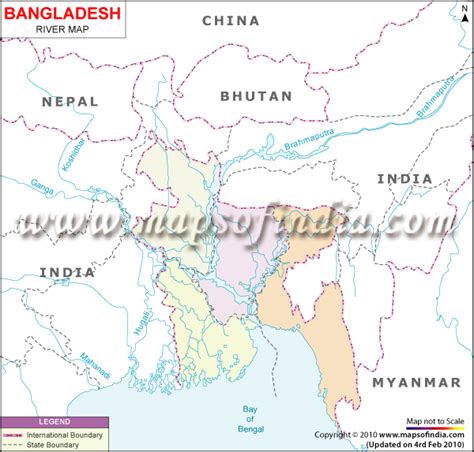 Bangladesh River Map Rivers In Bangladesh
