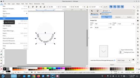 How To Put Text On A Path Using Inkscape We Love Open Source • All Things Open