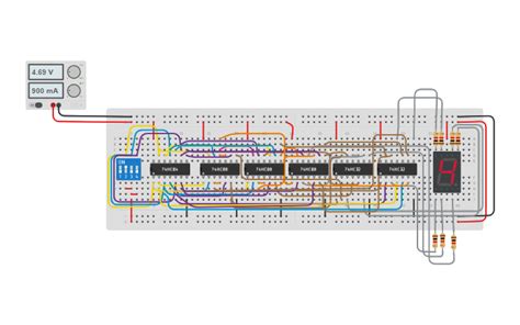 Circuit Design 7 Segmentos Rullyan Gabriel Dos Santos Tinkercad