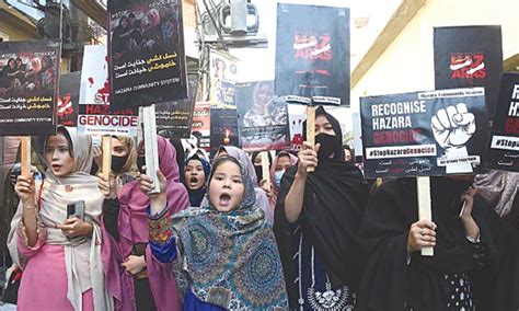 Hazaras Rally In Balochistan Against Persecution In Afghanistan