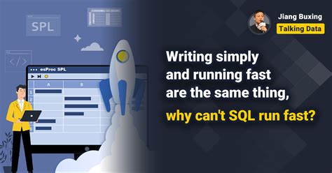 Writing Simply And Running Fast Are The Same Thing Why Cant Sql Run