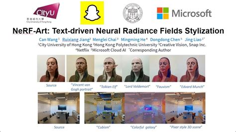 Nerf Art Text Driven Neural Radiance Fields Stylization Youtube