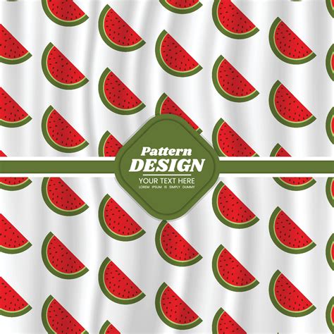 Fruit Pattern Background Design 25409734 Vector Art At Vecteezy