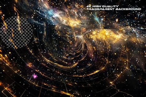 Premium Psd The Cosmic Web Network Of Filaments And Voids On