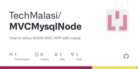 Github Techmalasimvcmysqlnode How To Setup Node Mvc App With Mysql