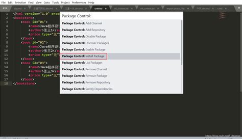 Sublime Text3安装可以使xml格式化的插件sublime 美化xml Csdn博客