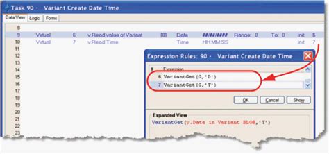 The Syntax Of Variantget Is
