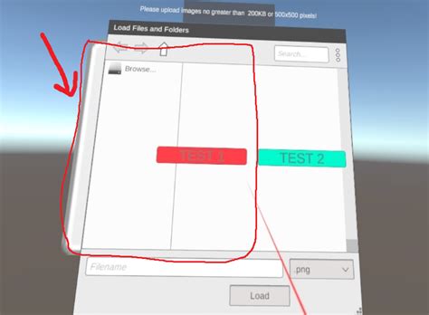 Vr Pointer Issue When Selecting Items In File Browser Oculusmeta