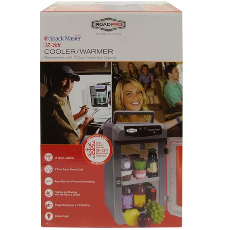 Roadpro Rp5653sf 12 Volt Snackmaster Cooler Warmer Medium Gray
