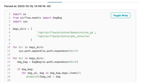 issue with importing and displaying dag code in apache airflow ui when