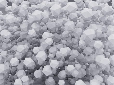 premium photo 3d geometric objects of platoniс randomly fly in the