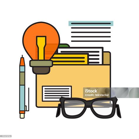 Analysis Concept Flat Design Process Research Financial Growth