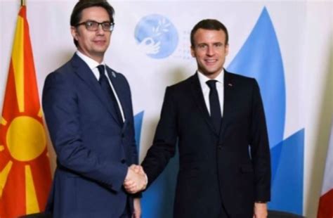 Макрон до Пендаровски Договорот со Фронтекс е доказ дека во ЕУ се почитуваат македонскиот јазик