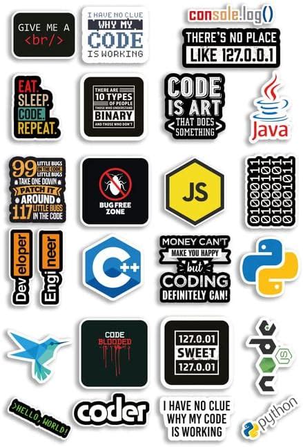 D2c Scrapbook Sticker For Programmer Coder Developer It Professional