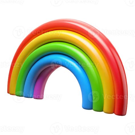 Dramatic Rustic Rainbow Arc Colorful Spectrum Isolated High Quality