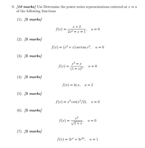 solved use determine the power series representations