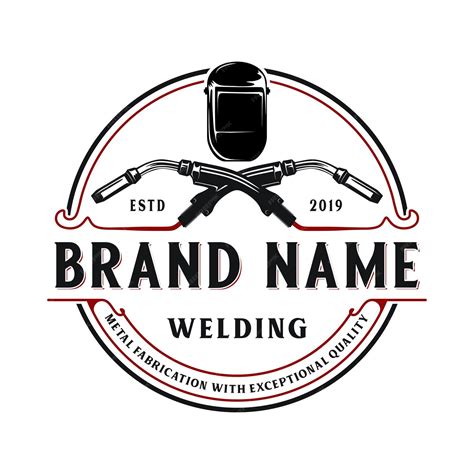 Premium Vector Welding Workshop Logo Design Welder Tool Concept In