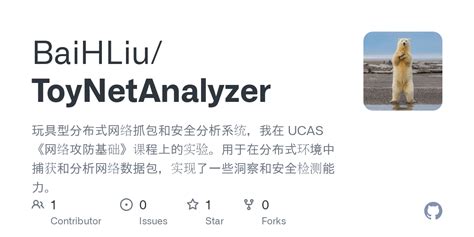 Github Baihliutoynetanalyzer 玩具型分布式网络抓包和安全分析系统，我在 Ucas《网络攻防基础》课程上的