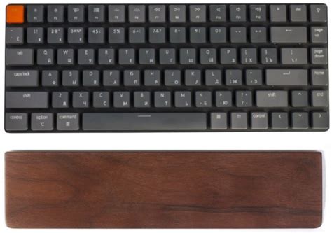 Подставка под запястья для клавиатур Keychron серии K3 деревянная (PR4 ...
