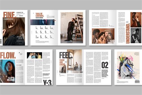 Modern Magazine Template [indesign Indd] Brandpacks