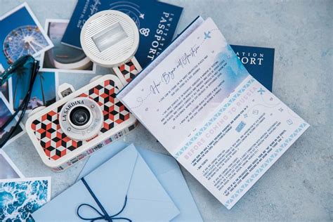 Приглашение на свадьбу в виде свадебного паспорта Wedding Pasport Invitation Pasport