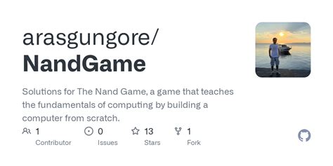 GitHub Arasgungore NandGame Solutions For The Nand Game A Game That Teaches The Fundamentals