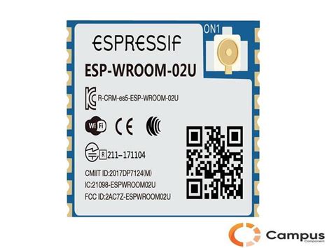 ESP WROOM U Espressif Systems Campus Component