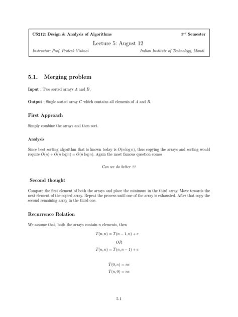 Lec 5 Pdf Time Complexity Theoretical Computer Science