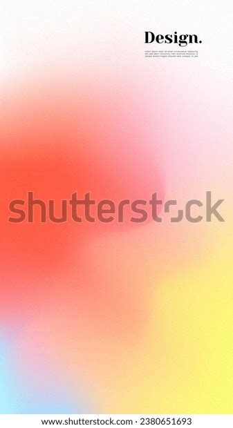 Colorful Vertical Gradient Background Social Media Stock Vector