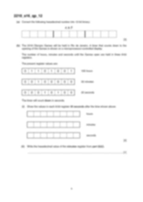 Solution Number System Past Paper O Level Computer Science Studypool
