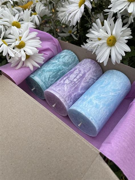 Набір натуральних великих свічок на 200 годин горіння — ціна 700 грн у каталозі Свічки Купити