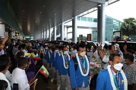 ၁၁ ကြိမ်မြောက် အာဆီယံမသန်စွမ်းသူများအားကစားပြိုင်ပွဲမှ ပြန်လည်ရောက်ရှိလာသော အောင်ပွဲရ မြန်မာမသန