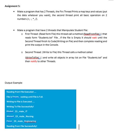 Solved Assignment 5 Make Java Application That Has 2
