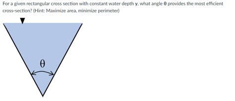 Solved For A Given Rectangular Cross Section With Constant Chegg