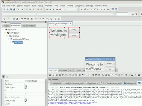 Elektronik Projekte Gui Mit Codeblocks Und Wxsmith