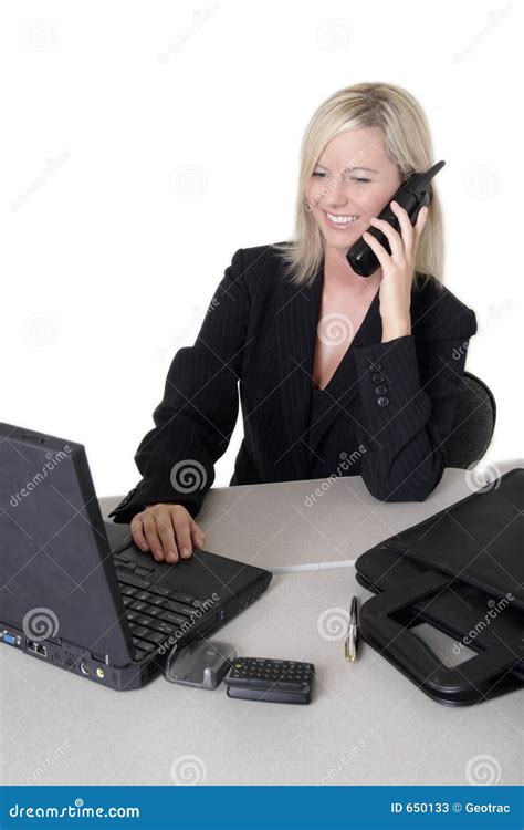 Multi Tasking Stock Image Image Of Fashion Computer Desk 650133