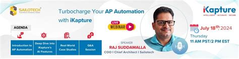 Sailotech On Linkedin Accountspayable Webinar Livewebinar Automation Apautomation…